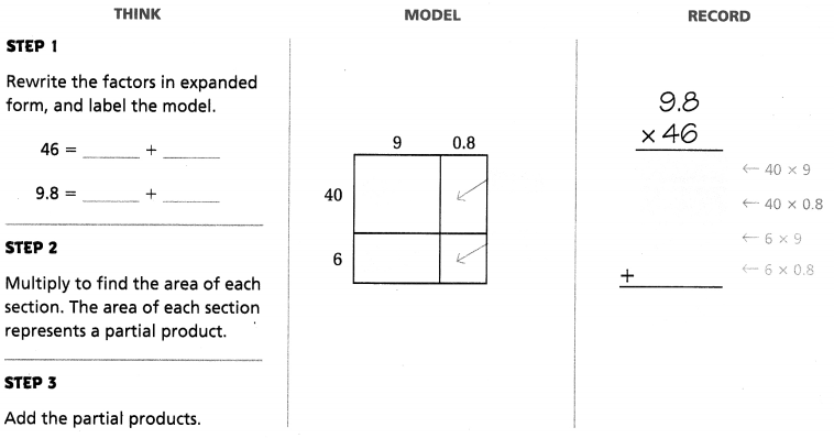 Texas Go Math Grade 5 Lesson 3.4 Answer Key Multiply Using Expanded ...