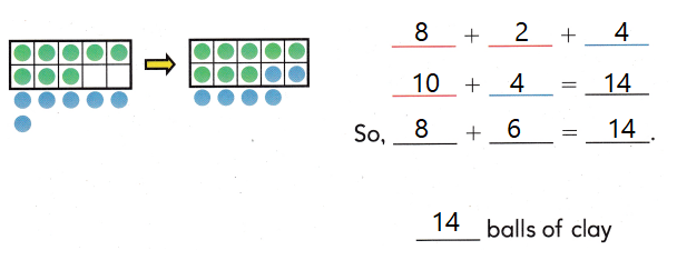 Texas Go Math Grade 1 Lesson 6.7 Answer Key Use Make a 10 to Add – Go ...