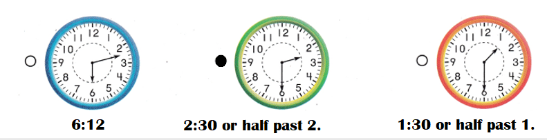 Texas Go Math Grade 1 Lesson 18.4 Answer Key Practice Time to the Hour ...
