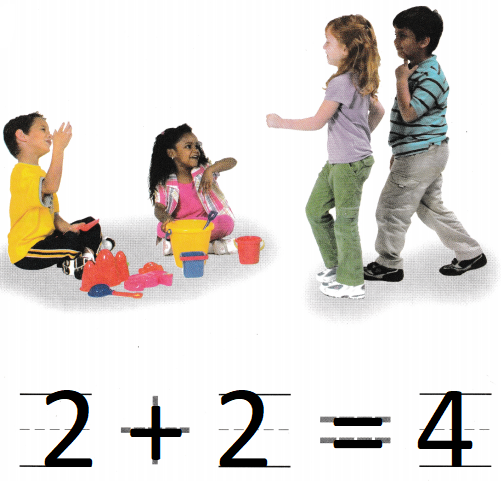 Texas Go Math Kindergarten Lesson 11.1 Answer Key Addition as Joining ...
