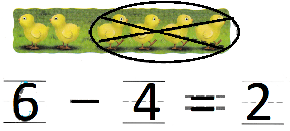 Texas Go Math Kindergarten Lesson 14.1 Answer Key Differences Within 7 ...
