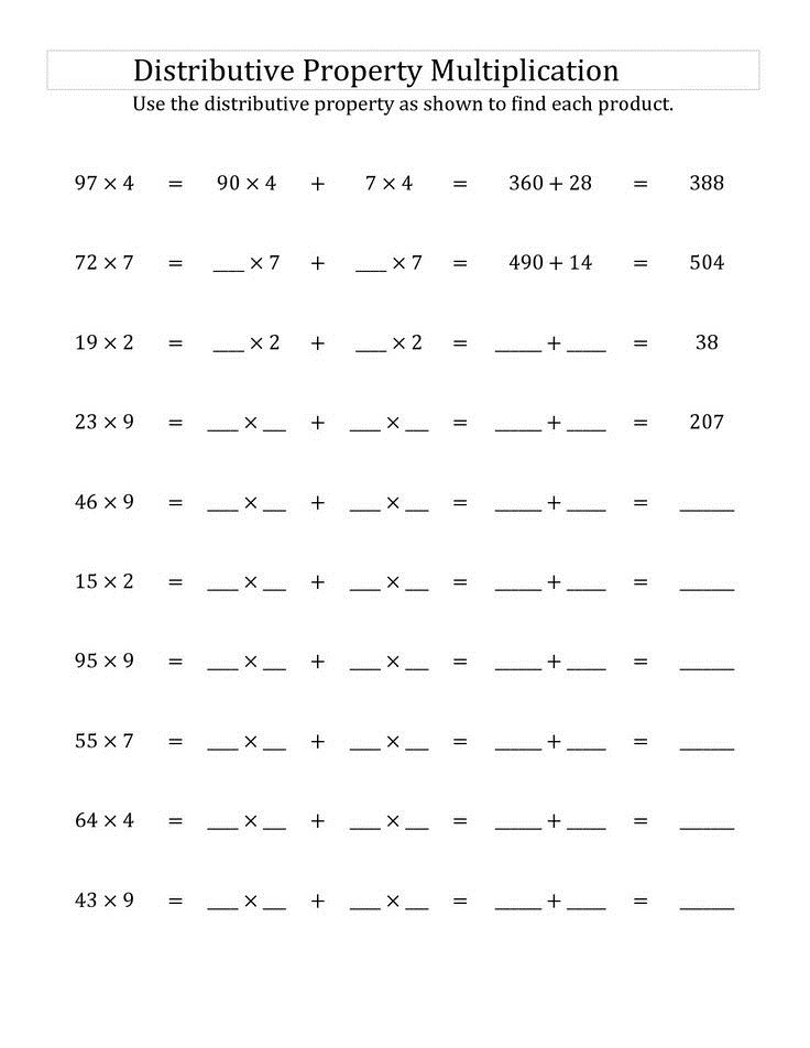 Texas Go Math Grade 3 Lesson 9.1 Answer Key Use the Distributive ...